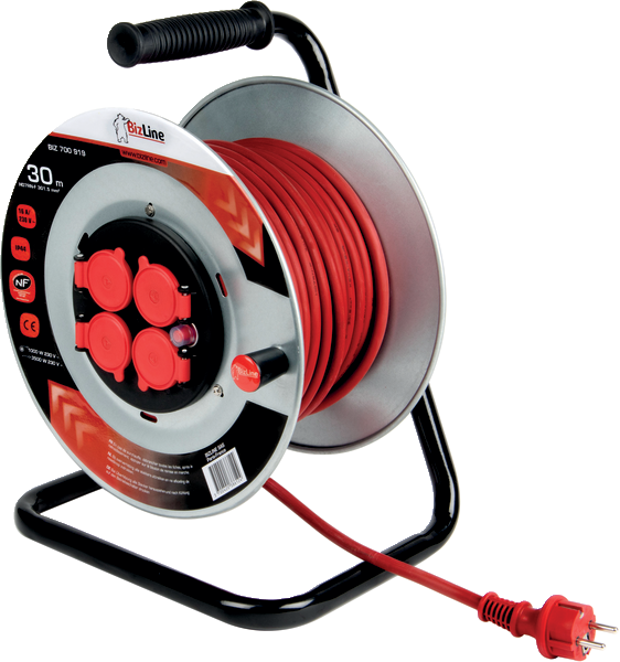 Professionele haspel met metalen trommel | BizLine Professionele haspel met metalen trommel | BizLine